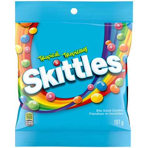 Skittles Tropical Chewy Candy Bag 191g Walmartca