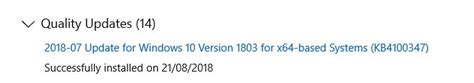 kb4346084 intel microcode updates for windows 10 v1803 august 21