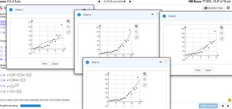 Solved Each Table In The Accompanying Line Fit Data Contains