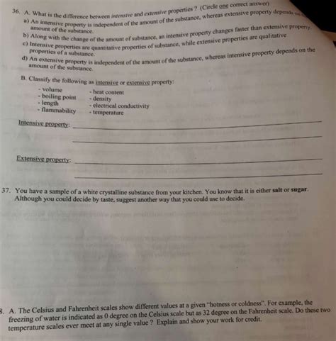 Solved A What Is The Difference Between Intensive And Chegg