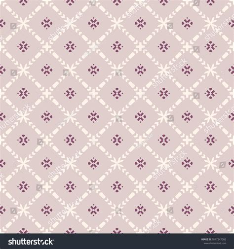 Vector Ornamental Seamless Pattern Elegant Geometric Stock Vector Royalty Free 1817247005