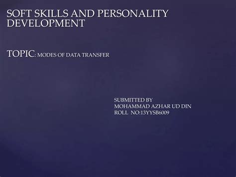 Modes Of Data Transfer Pptx