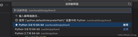 使用vscode建立并运行python玫瑰花项目（mac版） mac vscode python csdn博客