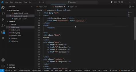 Kumkum Mohanty On Linkedin Landingpage Webdevelopment Codsoft Skilldevelopment