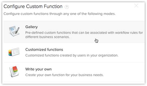 Functions Online Help Zoho CRM