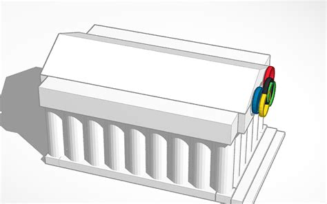 3d Design Greek Olympic Temple Tinkercad