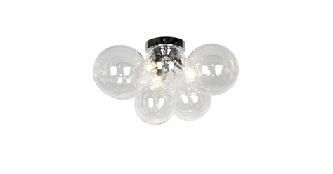 Dainolite Cmt 143fh Clr Pc Comet 3 Light 14 Wide Semi Flush Ceiling