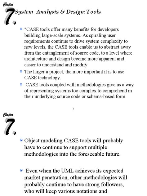 System Analysis And Design Tools Pdf Software Development Databases