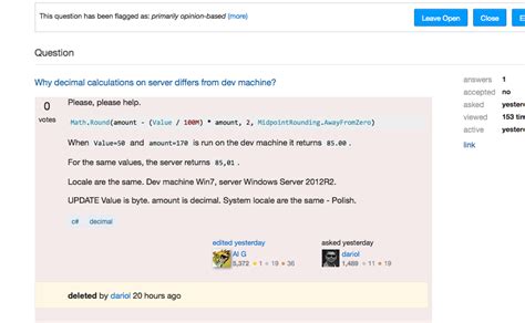 deleted question used as a review audit meta stack overflow
