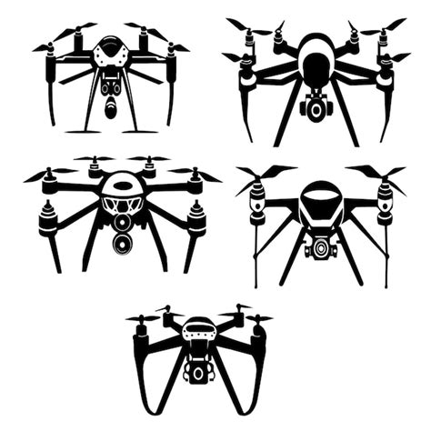 Premium Vector Drone Vector Art Icons And Illustration