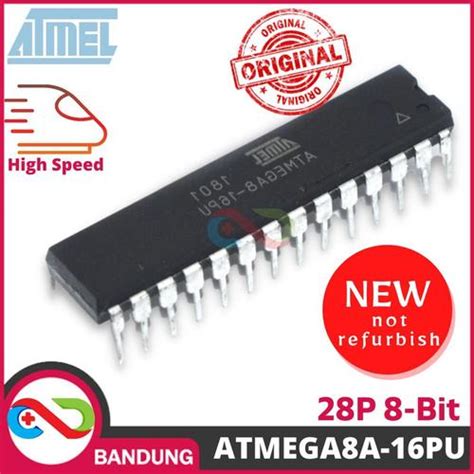 Jual Atmega8 16pu Atmega8a 16pu Atmega8 Atmega8 Mcu Avr Dip 28 Dip Mlnk17 Kota Surabaya