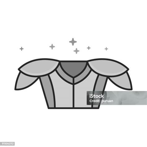 플랫 회색조 아이콘축구 갑옷 경기 스포츠에 대한 스톡 벡터 아트 및 기타 이미지 경기 스포츠 고전갑옷 클립아트 Istock