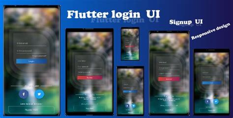 Flutter Login And Signup Ui Responsive Template Beautiful Design