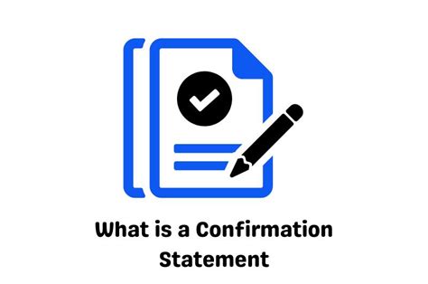 What Is A Confirmation Statement File Confirmation Statement