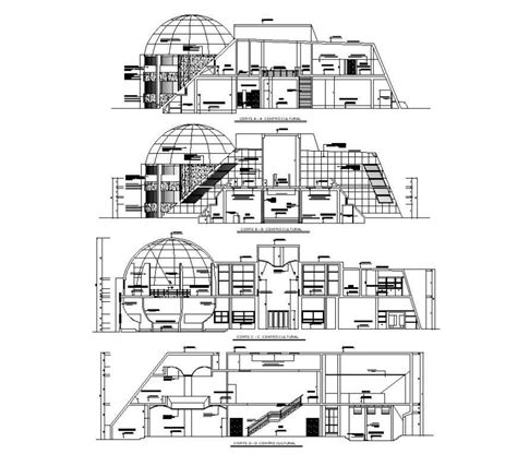 Architectural Government Office Building Detail 2d View Layout Autocad File Cadbull