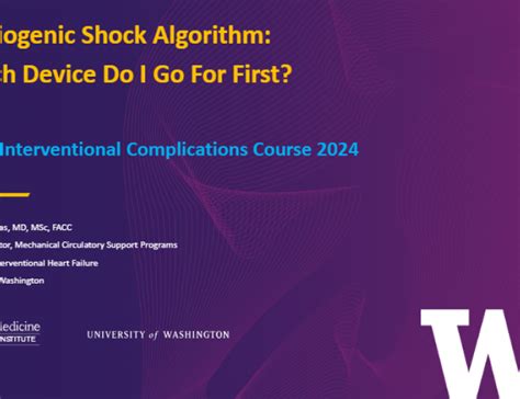 Cardiogenic Shock Algorithm Which Device Do I Go For First And Why