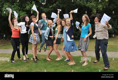 A Level Babes Receiving Examination Results Hi Res Stock Photography And Images Alamy