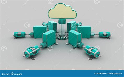 Cloud Computing Stock Illustration Illustration Of Equipment 60069056