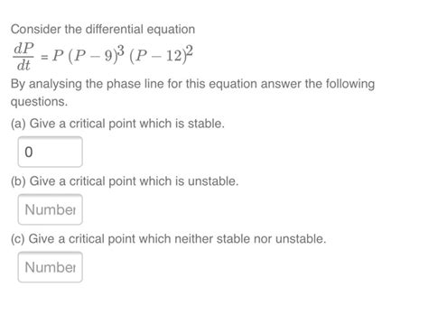 Solved DP Dt Consider The Differential Equation P P P Chegg Com