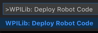 Deploying Robot Code FRC Java Programming