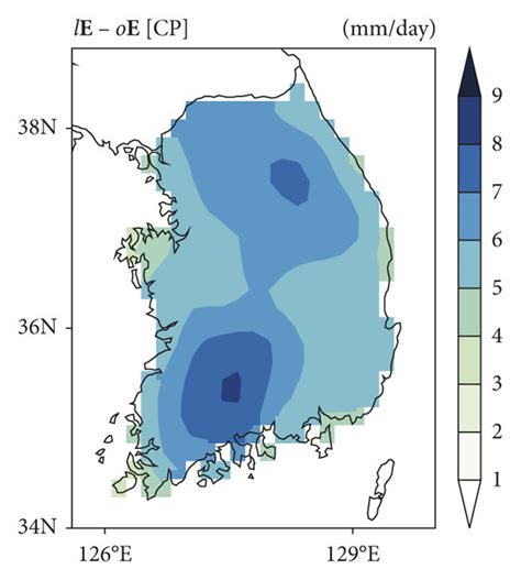 Spatial Distribution Of A B Convective Precipitation Mm Day And Download Scientific