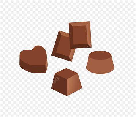 발렌타인 일러스트 데이 초콜릿 갈색 발렌타인 사랑 라운드 Png 일러스트 및 Psd 이미지 무료 다운로드 Pngtree