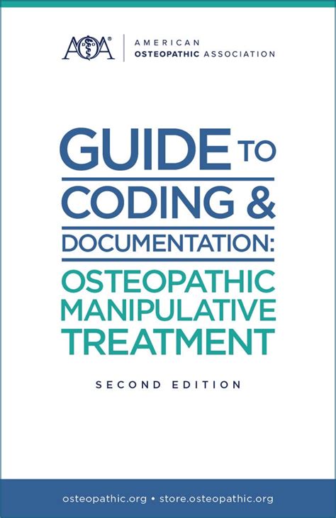 Guide To Coding And Documentation Osteopathic Manipulative Treatment
