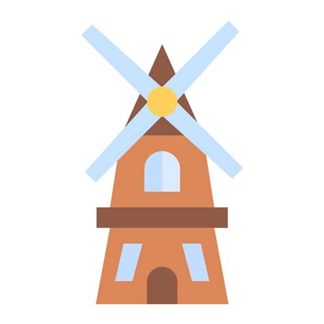 Premium Vector Windmill Icon Style