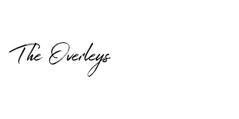 The Overleys In Use Fonts In Use