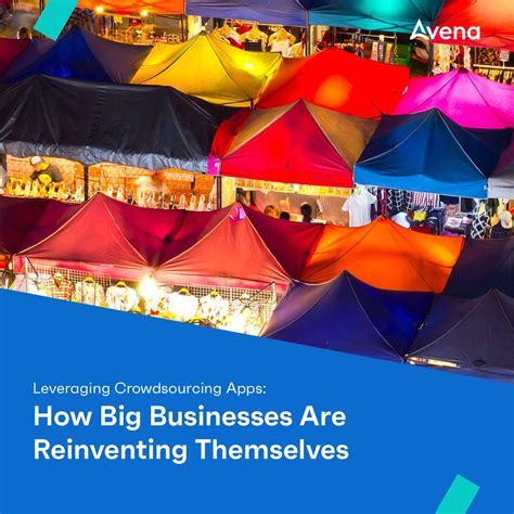 Leveraging Crowdsourcing Apps How Big Businesses Are Reinventing Themselves By Avena Apr