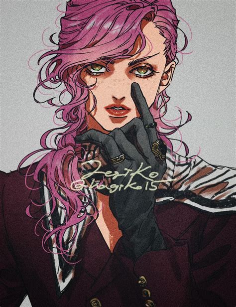 Trish Una Jojo No Kimyou Na Bouken And More Drawn By Hagiko Danbooru