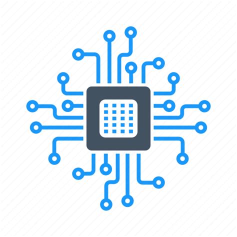 chip computer cpu device processor icon download on iconfinder