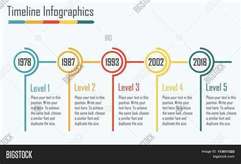 Timeline Infographics Vector And Photo Free Trial Bigstock