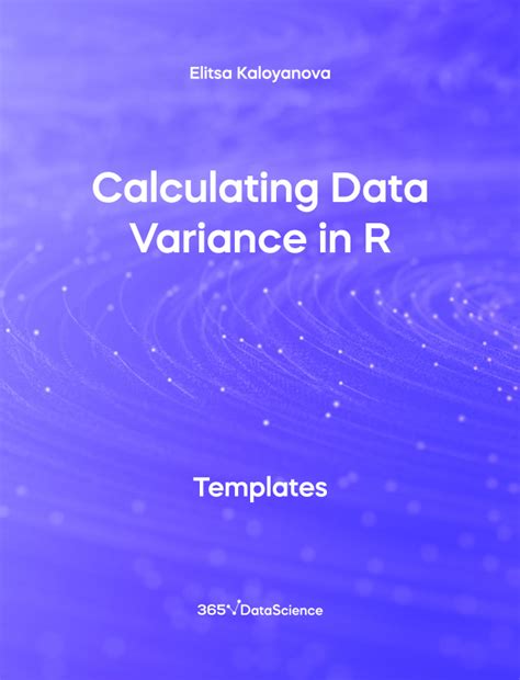 Calculating Data Variance In R Template 365 Data Science