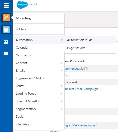 Use Automation Rules To Assign Leads In Pardot Tether