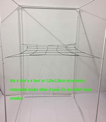 hortipots 4x4 grow tent netting trellis flexible plant elastic trellis