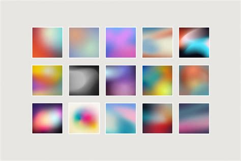 blurry shapes overlay effect design cuts
