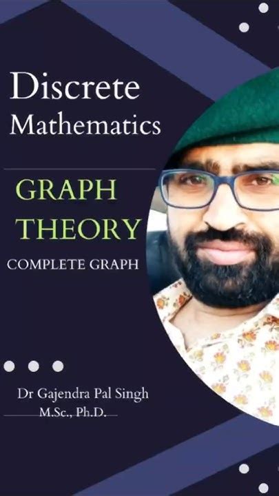Graph Theory 8 Discrete Mathematics Complete Graph Types Of Graphs 🌐🔍 Youtube