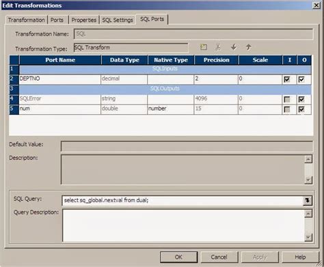 Business Ntelligence Using Oracle Sequences In Transformations