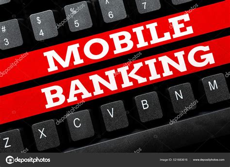 Text Caption Presenting Mobile Banking Internet Concept Monitoring