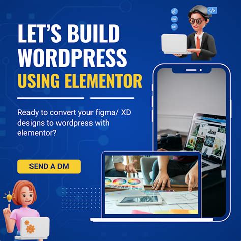 convert your figma and xd design to wordpress with elementor by