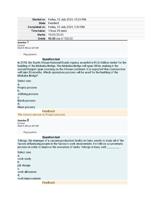 Assignment Attempt Started On Friday 12 July 2024 1204 Pm State