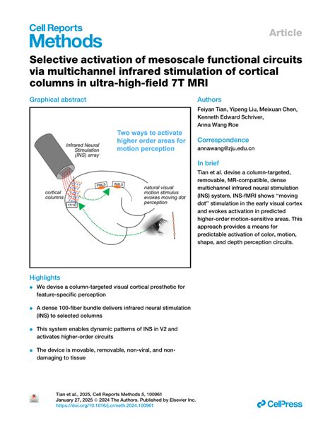 Pdf Selective Activation Of Mesoscale Functional Circuits Via