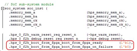 SocBootFromFPGA Intel Community