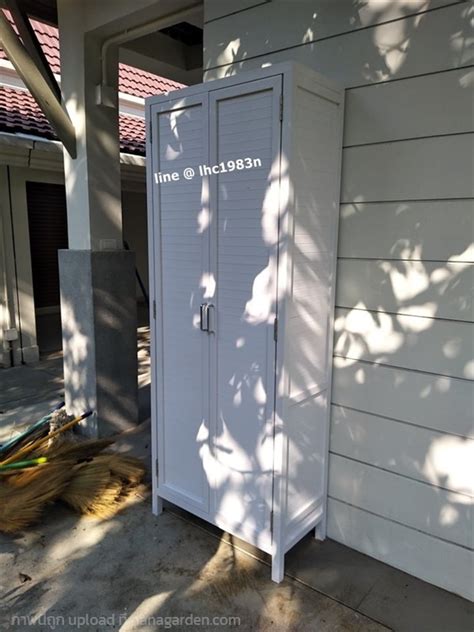 ตู้เก็บอุปกรณ์นอกบ้าน ตู้เก็บของนอกบ้าน ตู้เก็บอุปกรณ์ทำสวน ตู้เก็บของไม่ผุ ตู้เก็บของupvcไม่