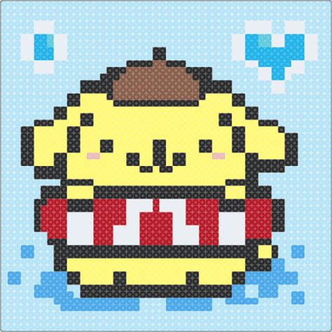 Pompompurin Fuse Bead Patterns Gallery Kandi Pad Kandi Patterns