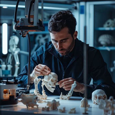 Biomedical Engineer Developing Prosthetics Premium AI Generated Image