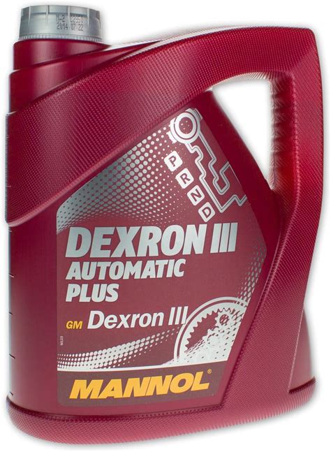 Amazon.fr : MANNOL Dexron III Automatic Plus, 4 Litre