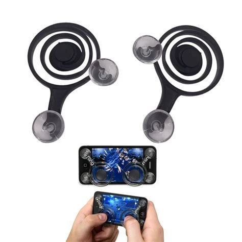2 Pcs Game Joystick Mobile Phone Game Mini Rocker Touch Screen Joypad Tablet Funny Game