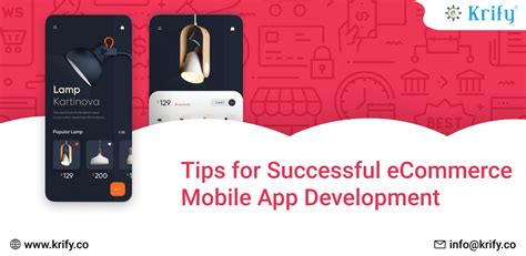 Tips For Successful E Commerce Mobile App Development Krify Web And Mobile App Design